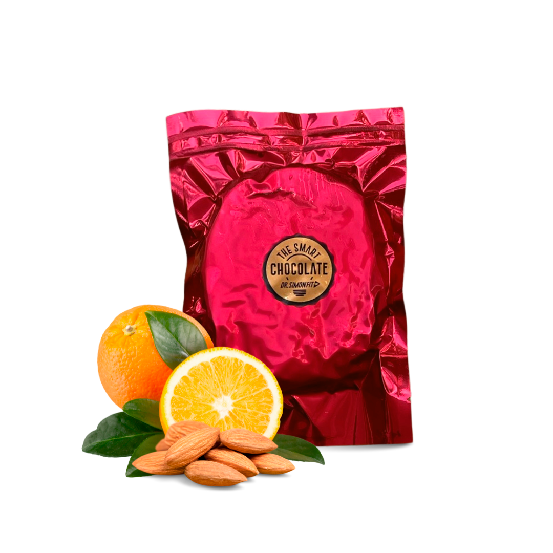 ALMENDRAS Y NARANJA - Chocolate con Reishi – Dr. Simon Fit